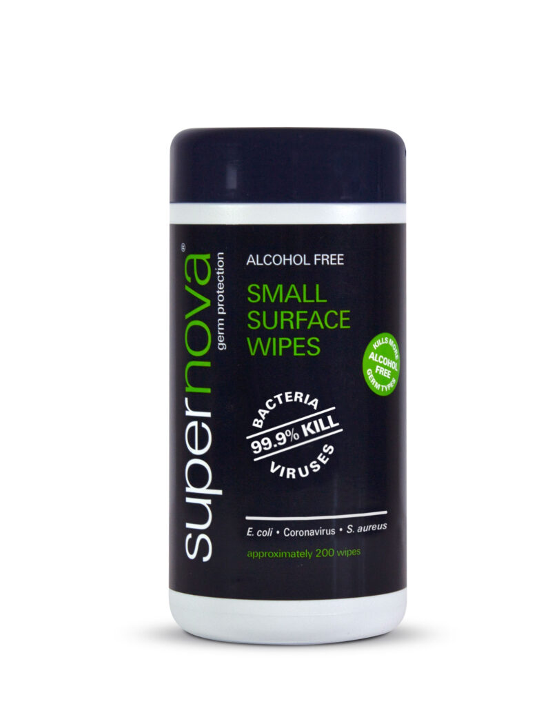 Small Surface Wipes 12 x 200 Wipes - Supernova Germ Protection